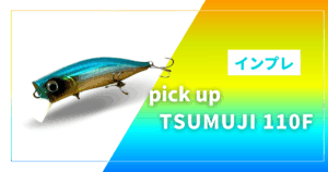 【インプレ】pickupルアーツムジ110Fを徹底インプレ（使い方やアクションを解説）うおライフ